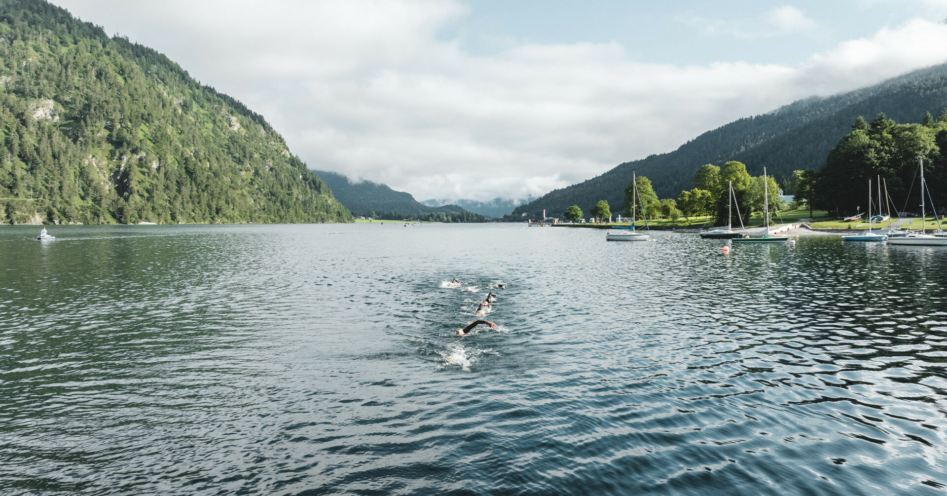Long-distance swim event Achensee | Tirol Austria