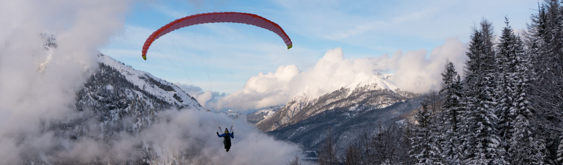 Winter paragliding Achensee | Austria Tirol