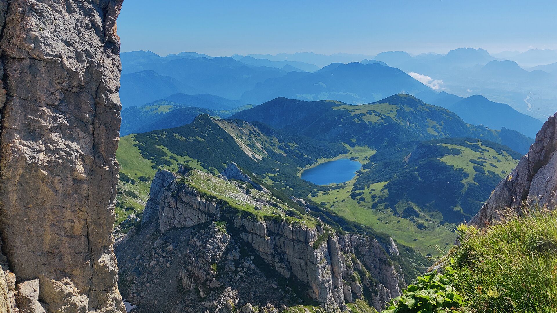 Bergstation Rofan Seilbahn - Schafsteigsattel - Kramsach - Rofanüberquerung